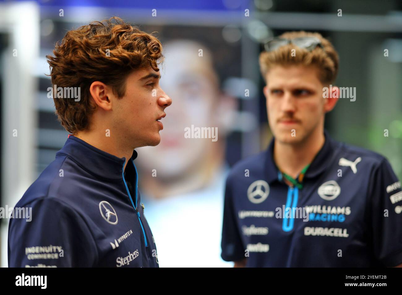 Sao Paulo, Brazil. 31st Oct, 2024. Franco Colapinto (ARG) Williams ...