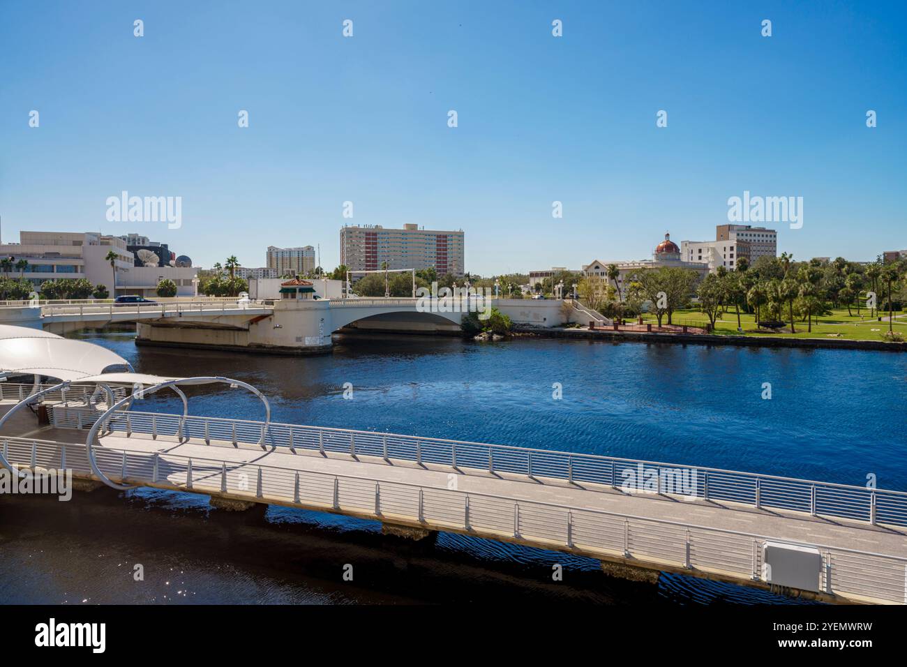 Tampa riverwalk aerial hi-res stock photography and images - Alamy