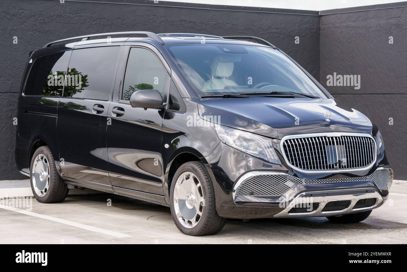 Fort Lauderdale, FL, USA - October 28, 2024: Mercedes Maybach sprinter ...