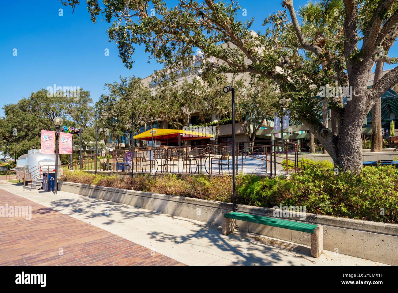 Tampa, FL, USA - October 24, 2024: Tampa riverwalk photo October 2024 ...