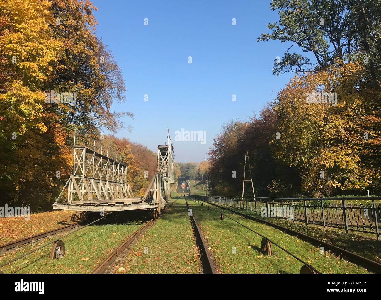 Inclined Planes and carriage - Elblag Canal, ships transported over ...