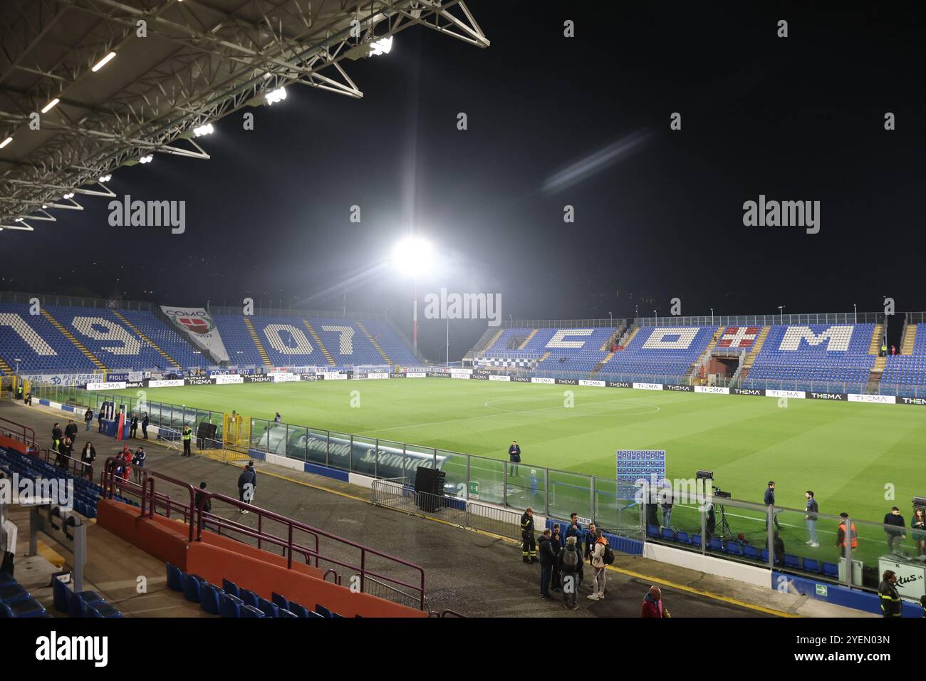 Como, Italia. 31st Oct, 2024. ComoÕs the stadium during the Serie A ...