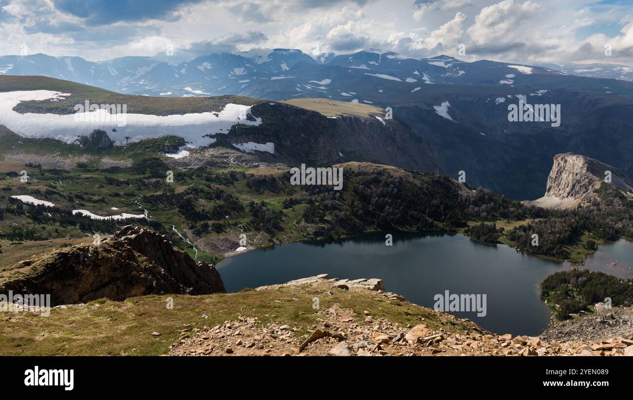 Beartooth-Absaroka Montana Wilderness High Altitude Water Rocks Snow ...