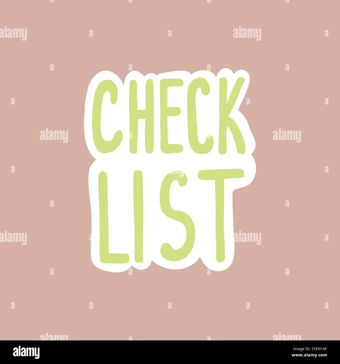 Check list diary stickers. Words, characters and quotes for planner ...