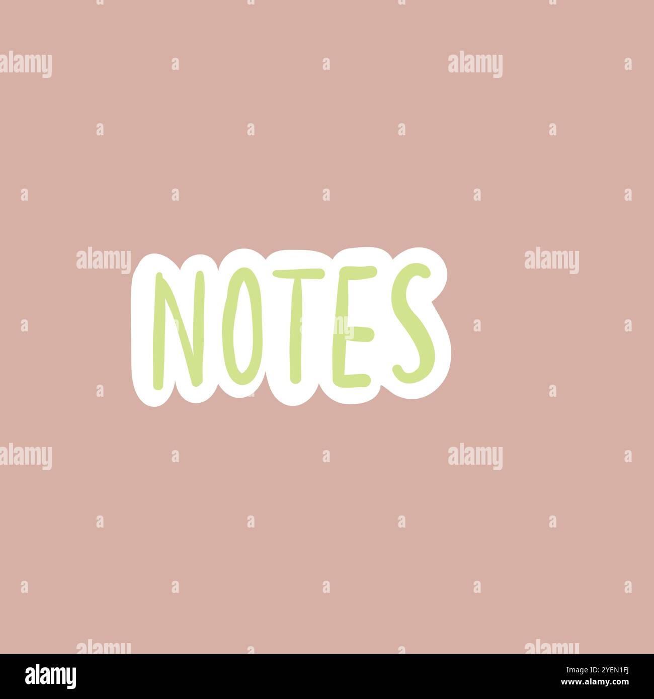 Notes diary sticker. Words, characters and quotes for planner journal ...