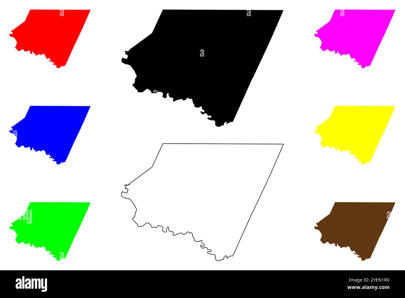 Starr vector outline map hi-res stock photography and images - Alamy