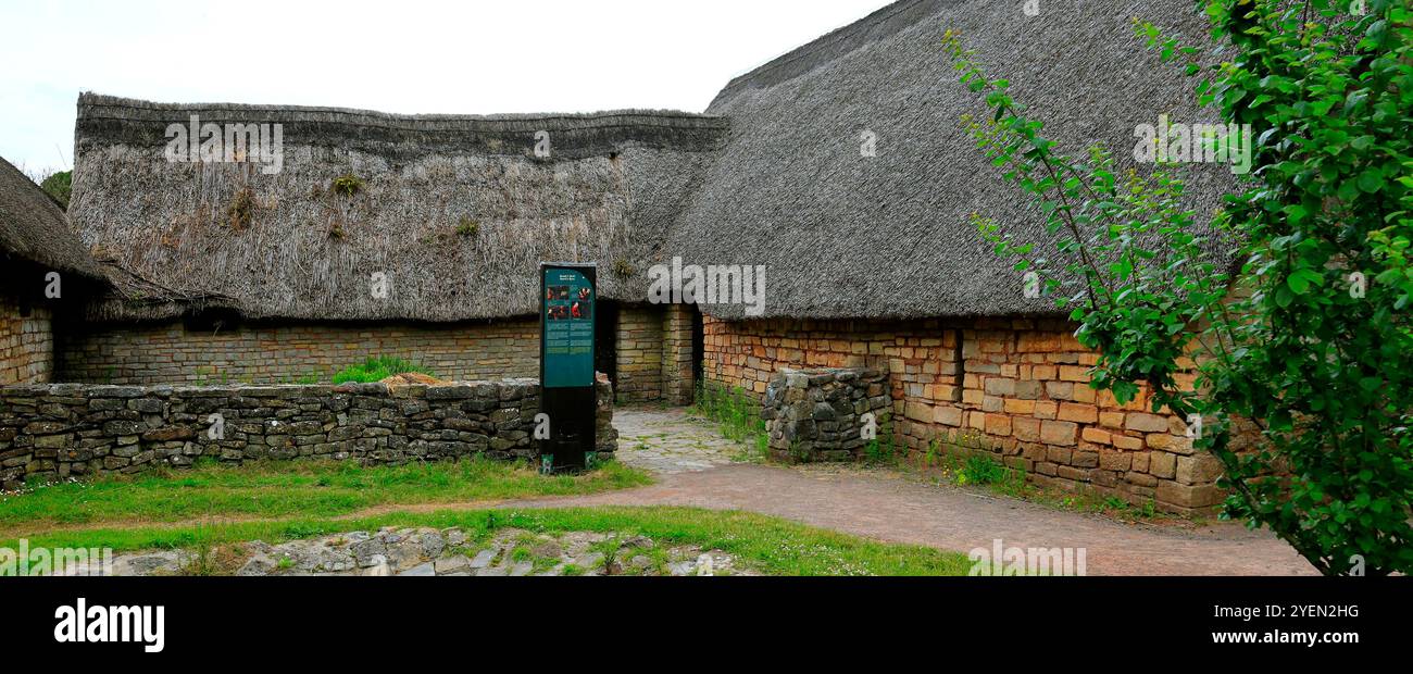 Cosmeston Mediaeval village, Penarth, South Wales, UK. 2024 Stock Photo ...