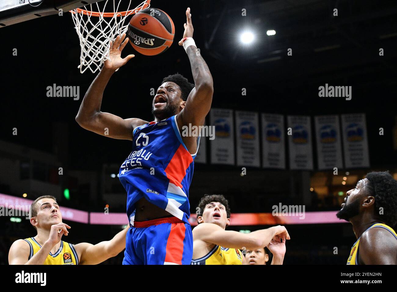 Daniel Oturu (Anadolu Efes Istanbul, #25) GER, ALBA Berlin v Anadolu ...