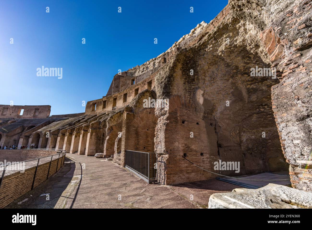 Rome, Italy - February 13, 2024 : Scenic wide angle view of corridors ...