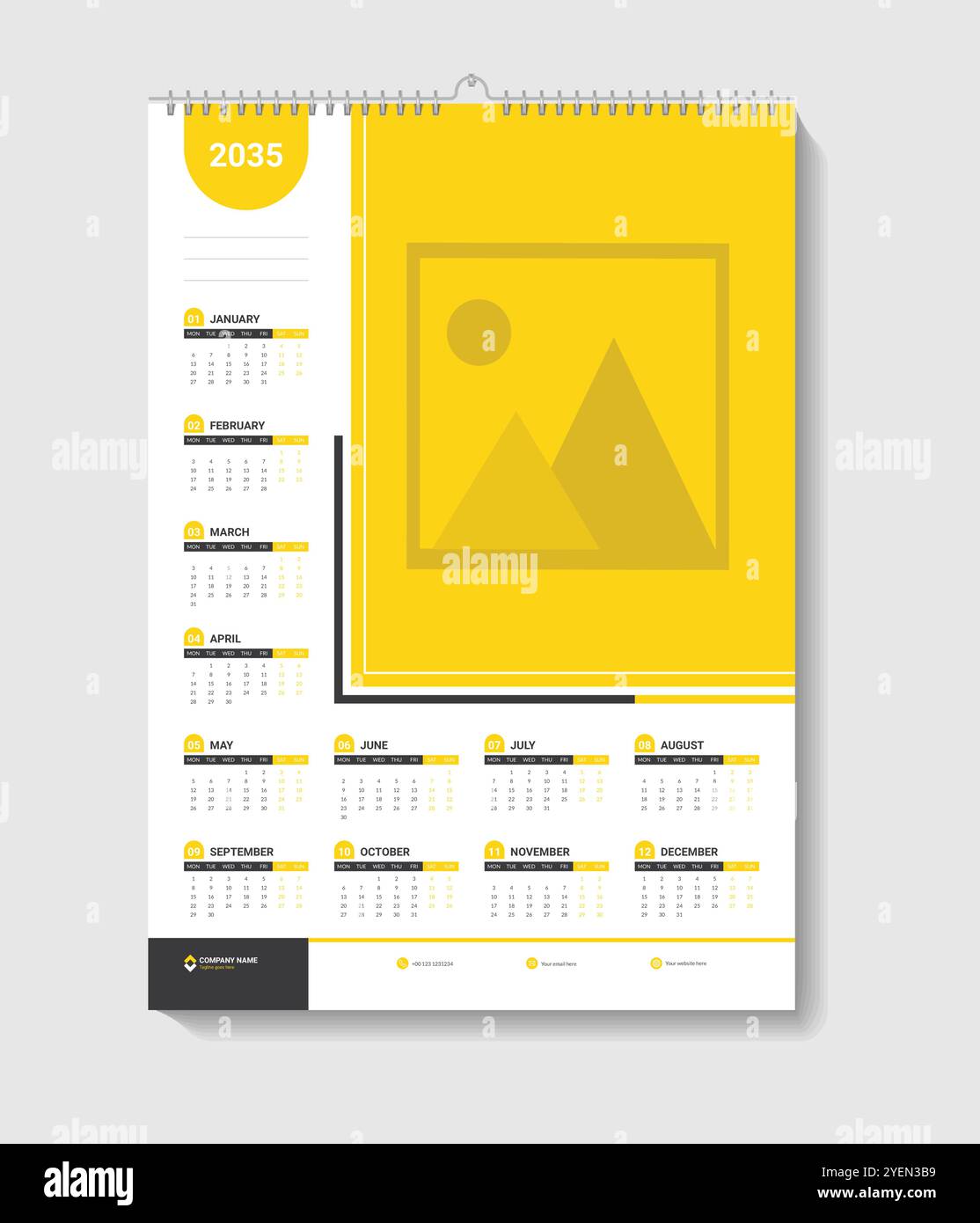 2025 calendar page Stock Vector Images - Alamy