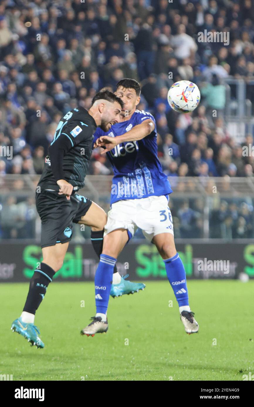 Como, Italia. 31st Oct, 2024. ComoÕs Como 1907's Luca Mazzitelli in ...