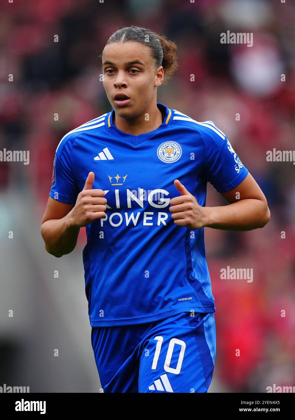 File photo dated 22-09-2024 of Leicester forward Noemie Mouchon, who ...