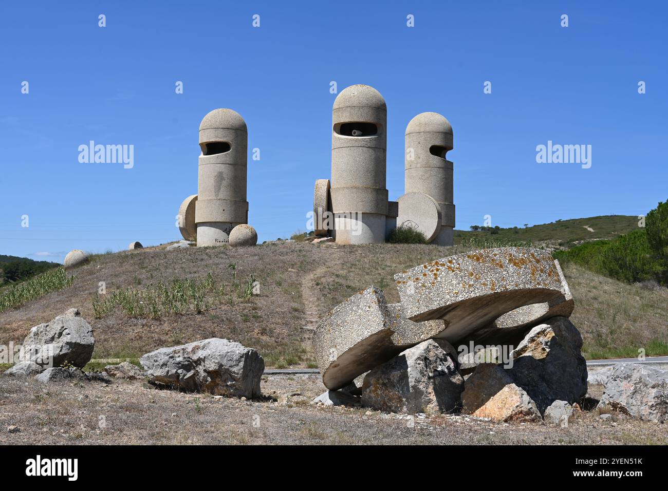 Cathars Monument 'Les Chevaliers Cathares' Modern Sculpture (1980) by ...