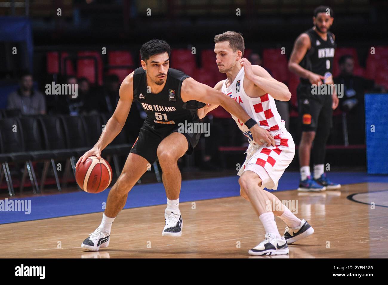 Shea Ili (New Zealand), Goran Filipovic (Croatia). FIBA Olympic ...