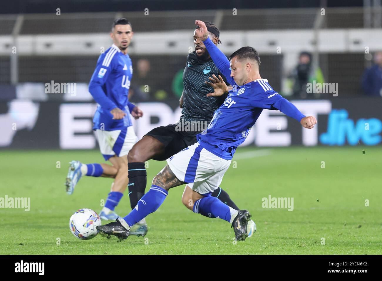 Como, Italia. 31st Oct, 2024. ComoÕs Como 1907's Gabriel Strefezza in action during the Serie A ...