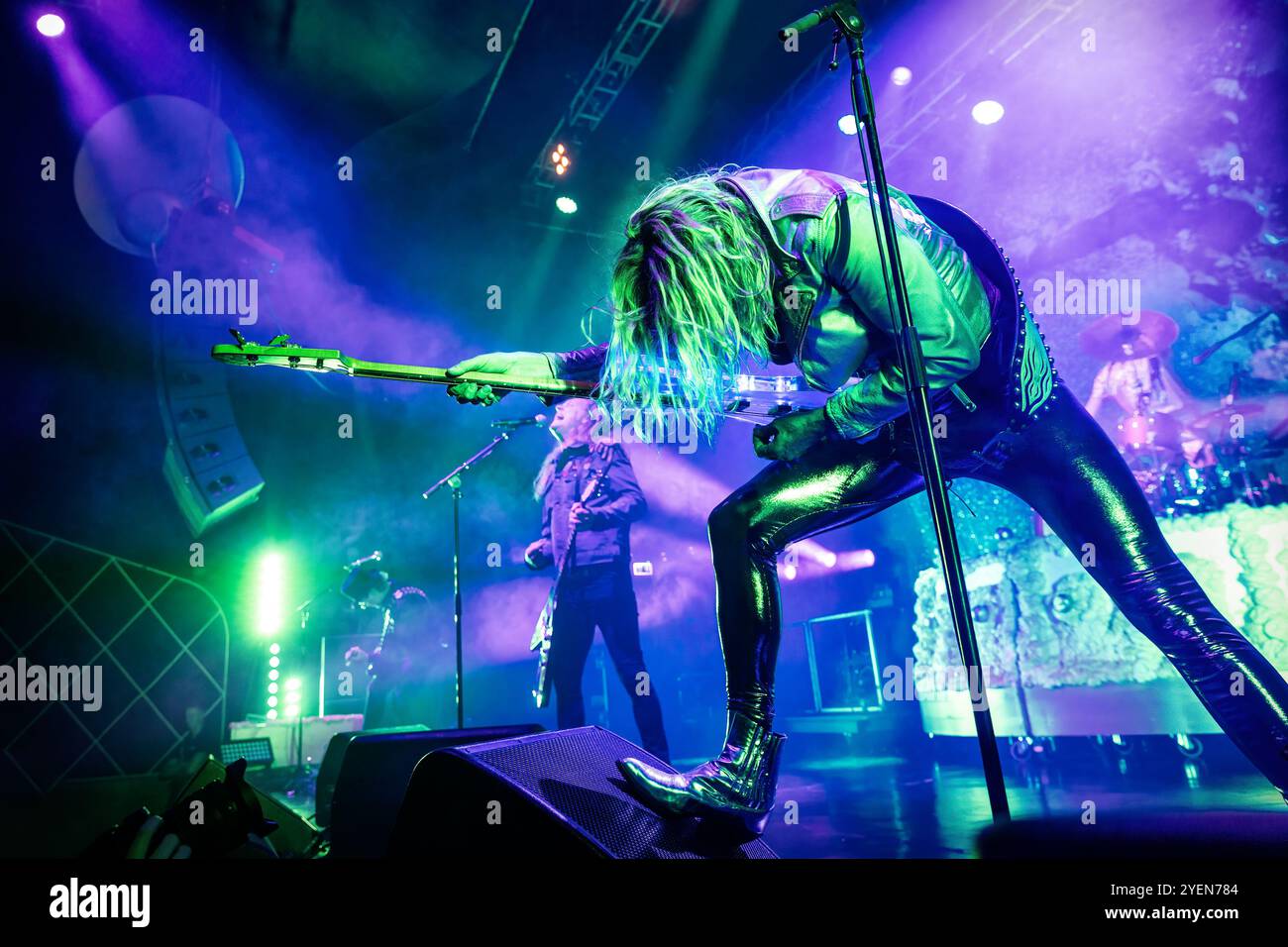 Oslo, Norway. 24th, October 2024. The Danish rock band D-A-D performs a ...