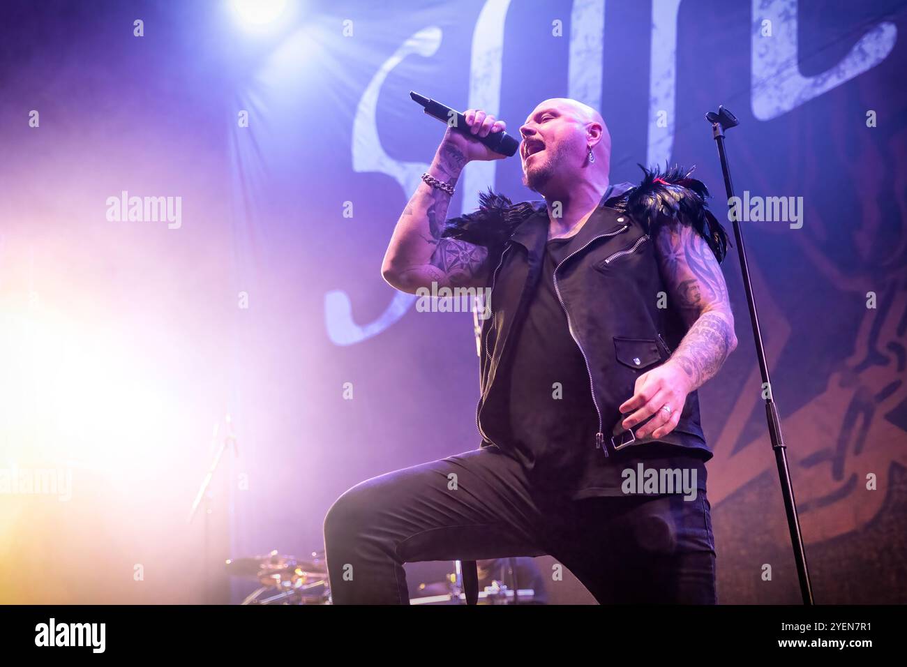 Oslo, Norway. 29th, October 2024. The Swedish heavy metal band Soilwork ...
