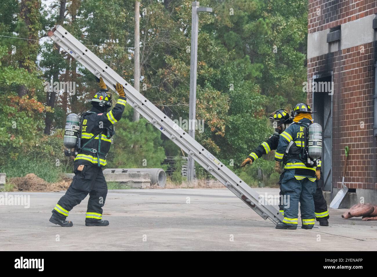 Firefighters with the South Jersey Transportation Authority prepare to ...