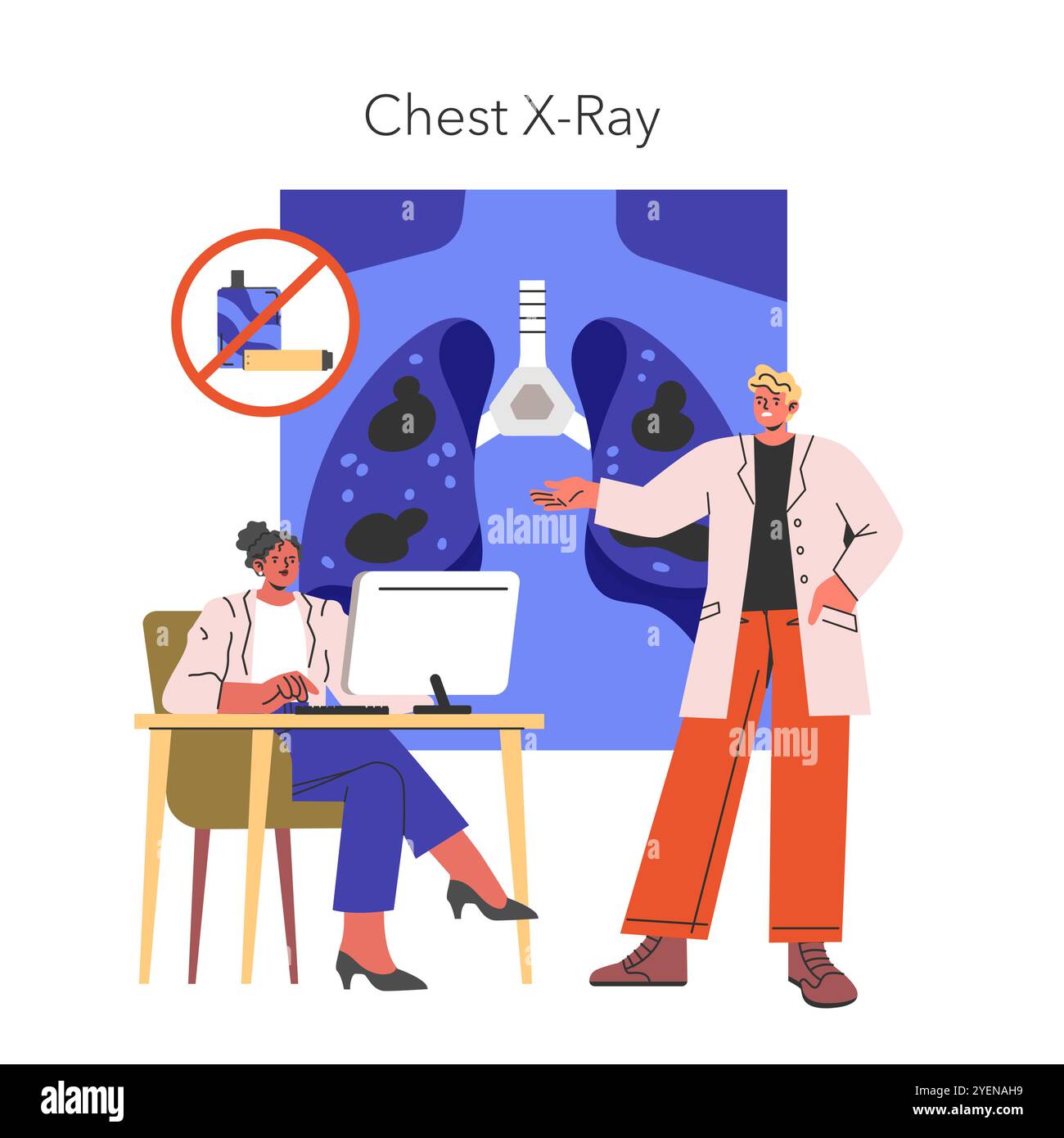 Where to get a chest x ray Stock Vector Images - Alamy