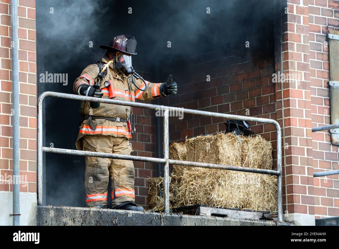A firefighter with the South Jersey Transportation Authority Fire ...