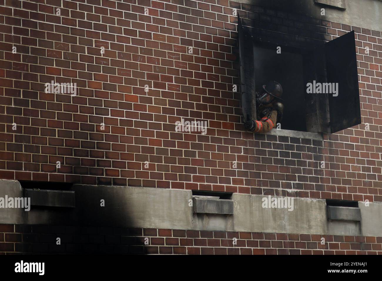 A firefighter with the South Jersey Transportation Authority Fire ...