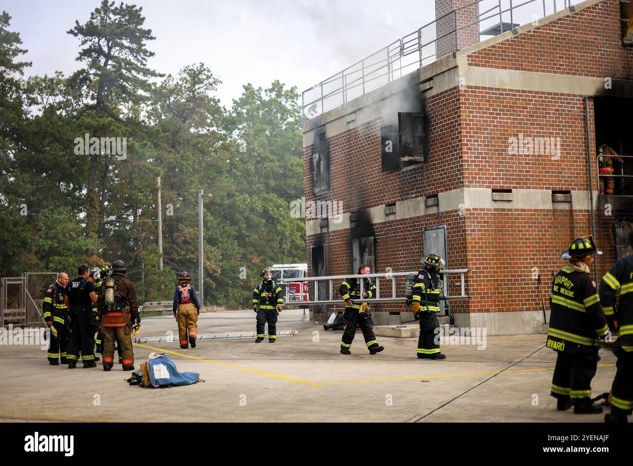 Firefighters with the South Jersey Transportation Authority Fire ...