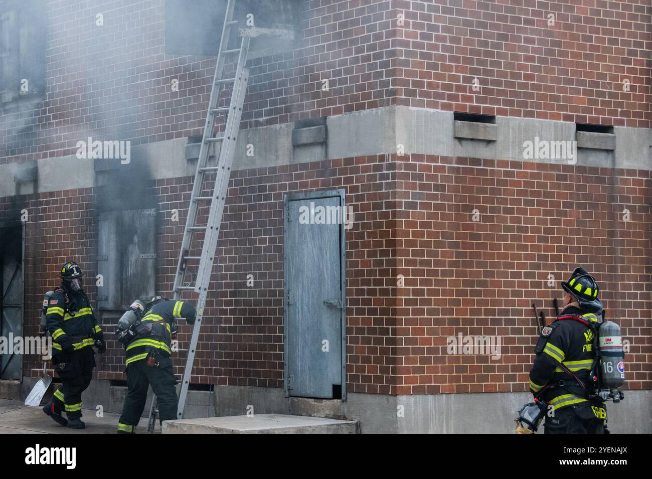 Firefighters with the South Jersey Transportation Authority prepare to ...