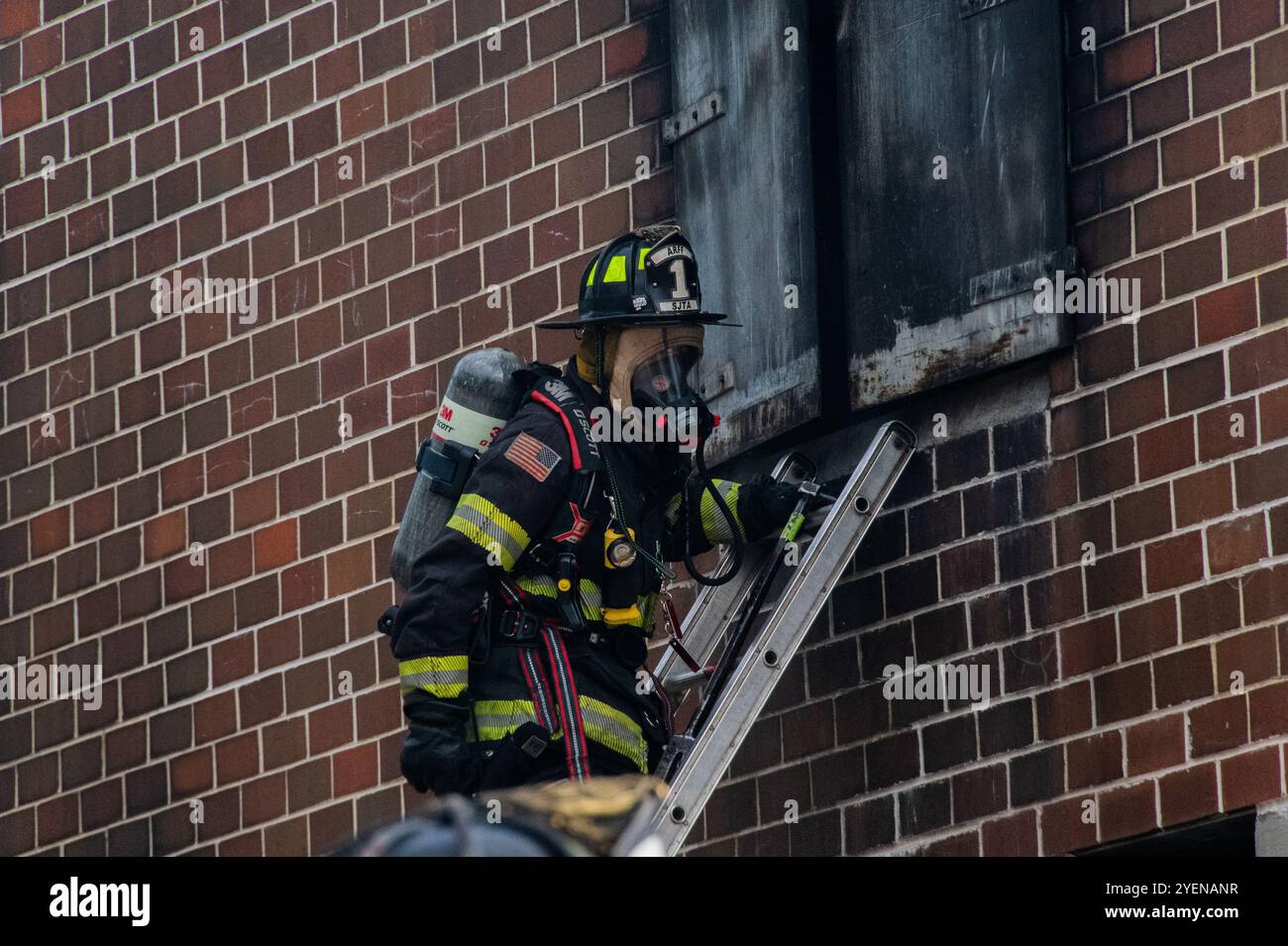 A firefighter with the South Jersey Transportation Authority Fire ...