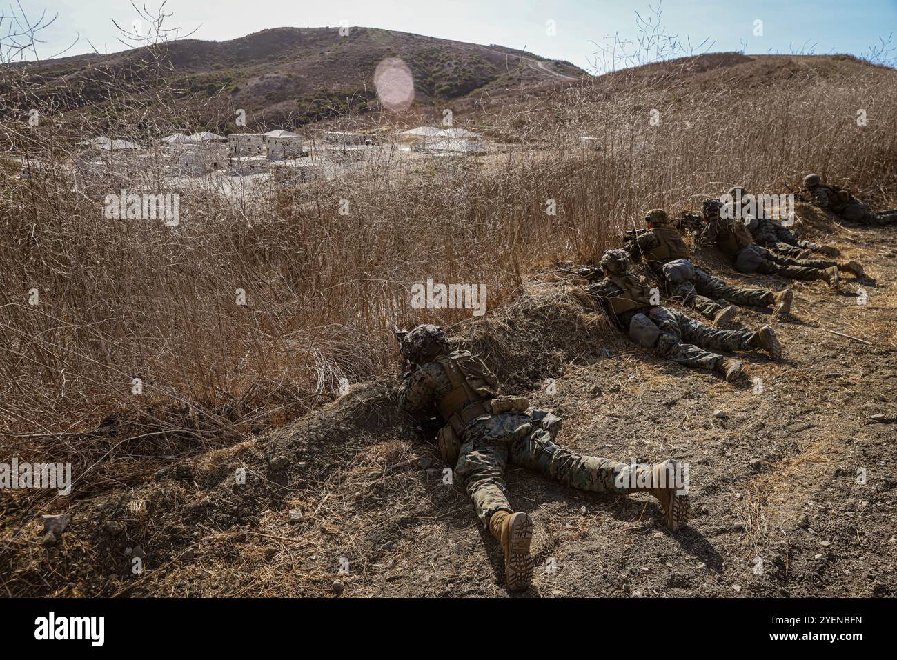 U.S. Marines assigned to Charlie Company, Battalion Landing Team 1/5 ...