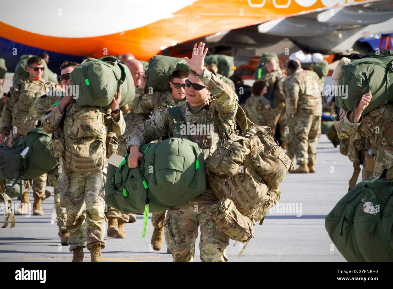 U.S. Soldiers with the 56th Stryker Brigade Combat Team, 28th Infantry ...