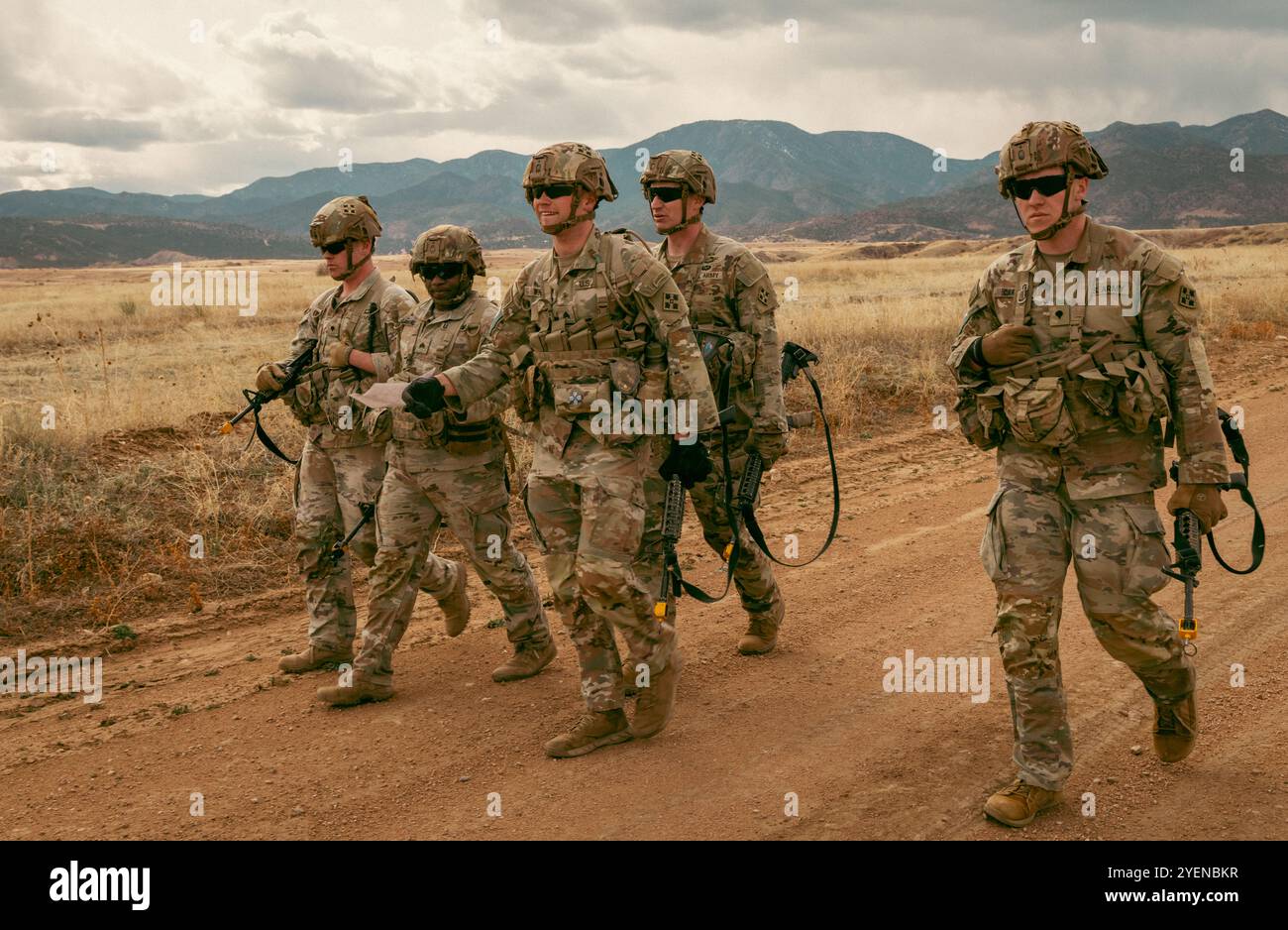 Soldiers from the 2nd Battalion, 12th Infantry Regiment, 2nd Stryker Brigade Combat Team, 4th ...