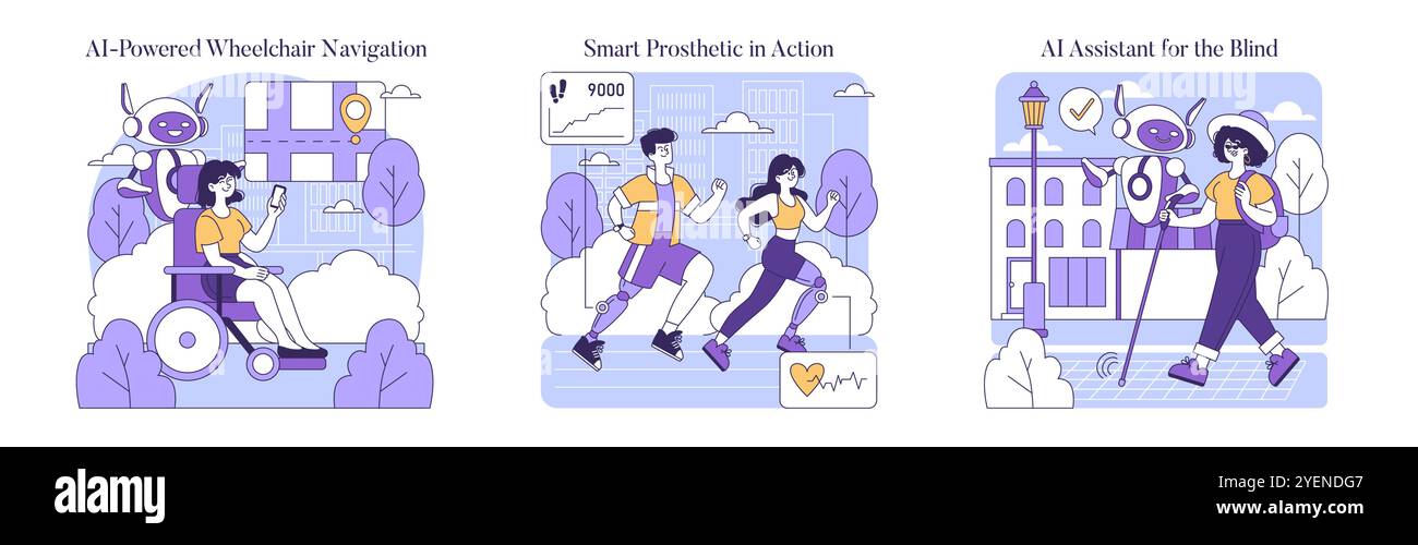 Enhancing mobility Stock Vector Images - Alamy