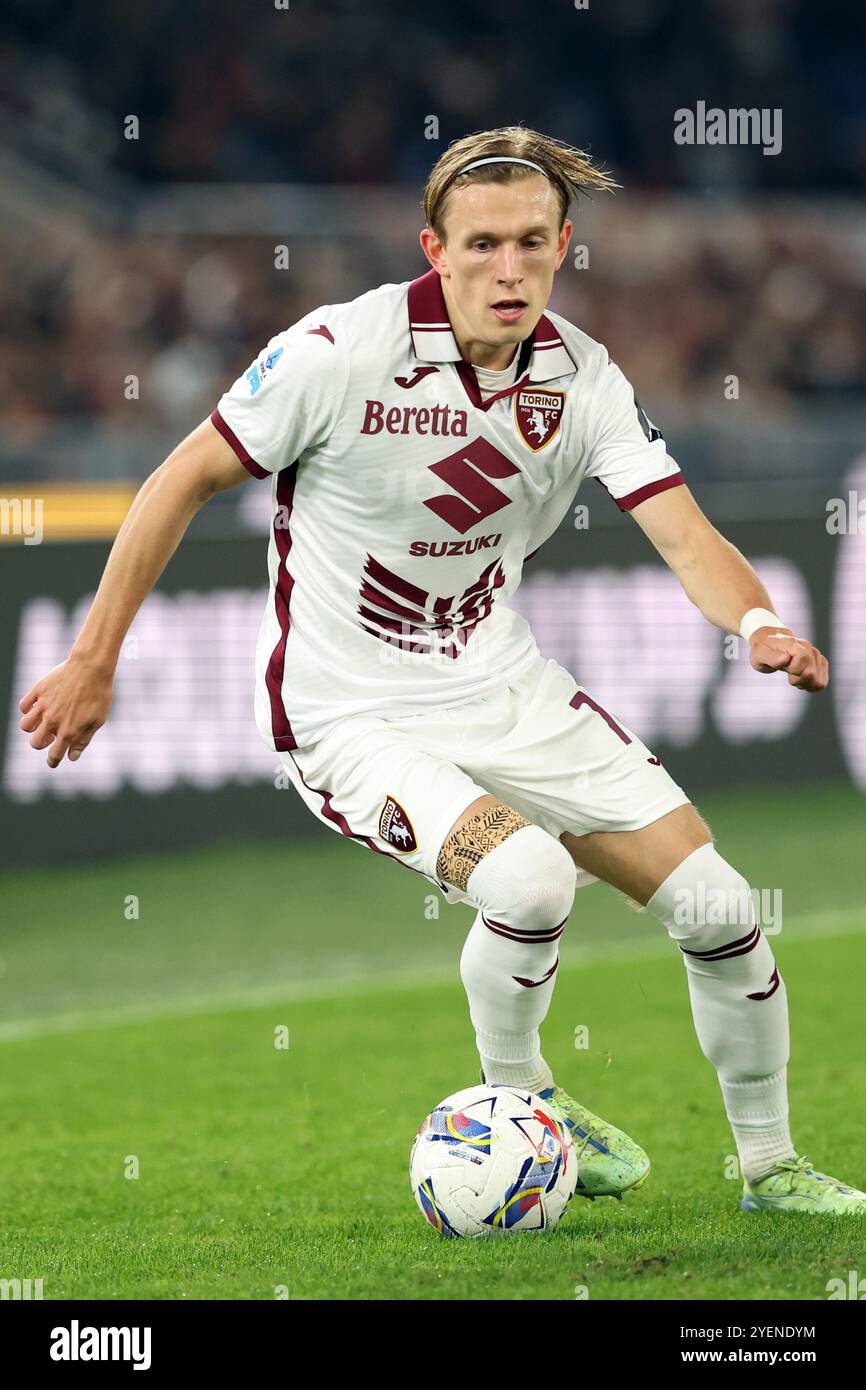 Rome, Italy 31.10.2024 : Marcus Pedersen of Torino during Italian ...