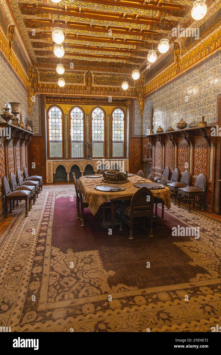 Roda Island, Old Cairo, Cairo, Egypt. February 23, 2024. Interior view ...