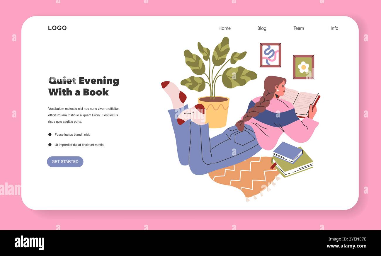 Woman unwinding Stock Vector Images - Alamy