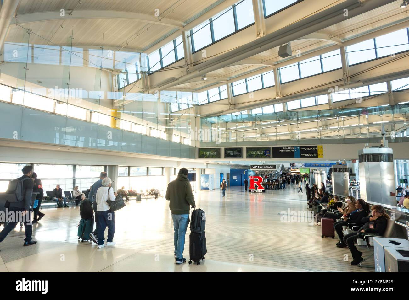 Newark, NJ – US – Oct 12, 2024 Terminal C at Newark Liberty ...