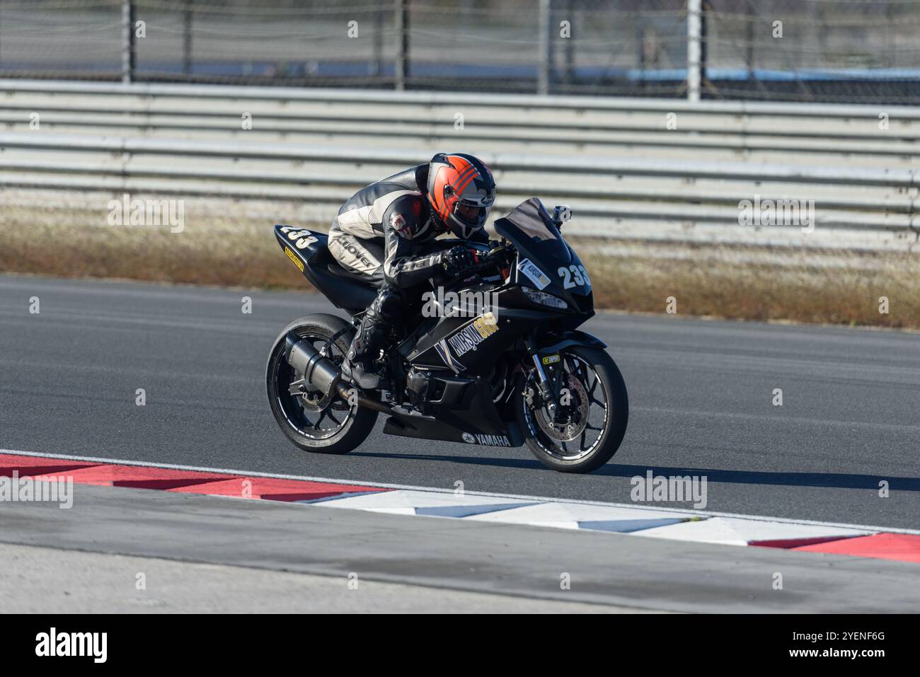 ISTANBUL, TURKEY - OCTOBER 27, 2024: Motorcycle accelerating in the ...
