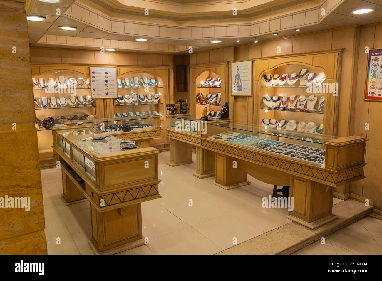 Al Khalifa, Old Cairo, Cairo, Egypt. March 2, 2023. Jewelry for sale at ...