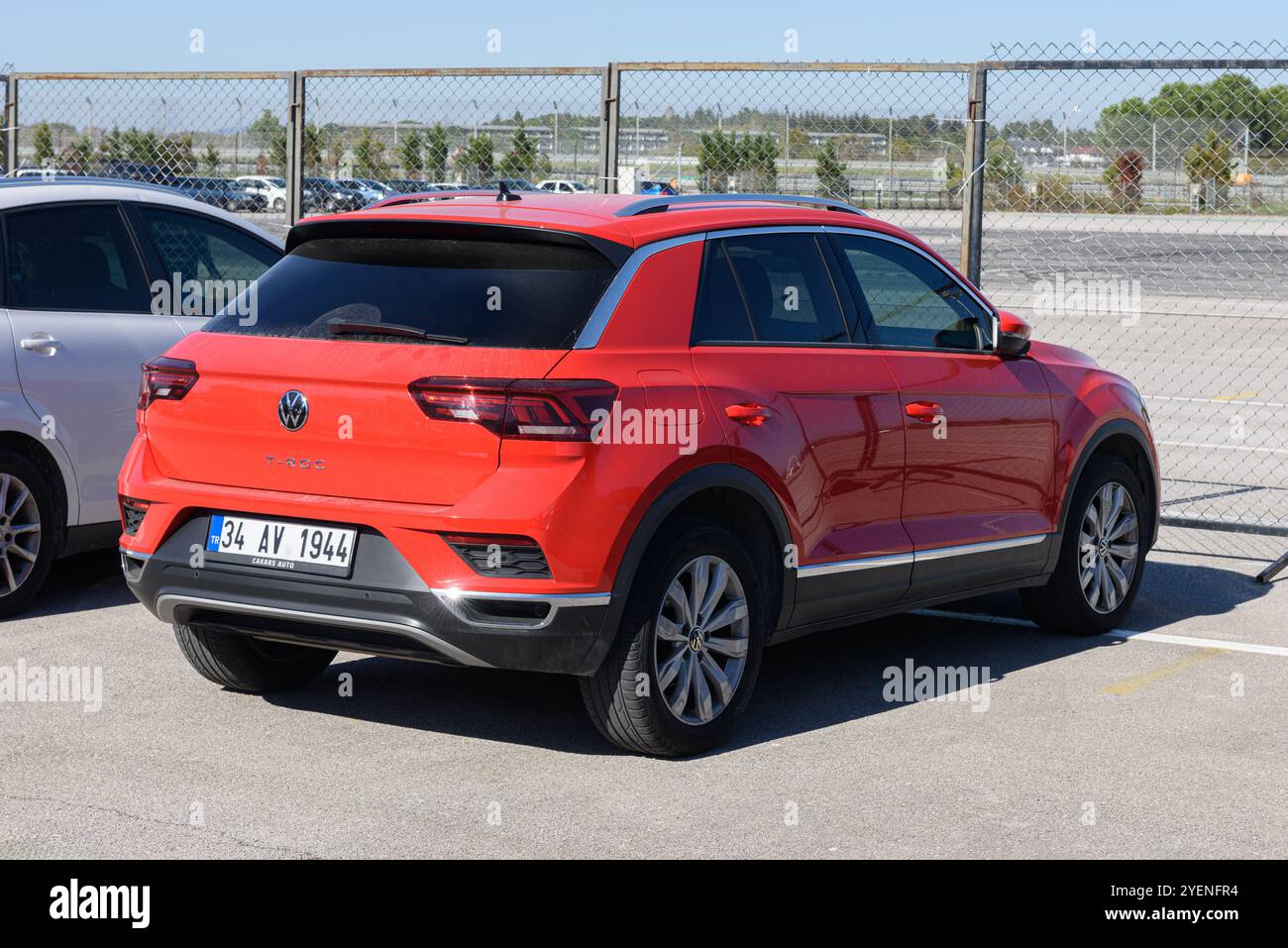 ISTANBUL- TURKEY - OCTOBER 27, 2024: Volkswagen T-Roc is a subcompact ...