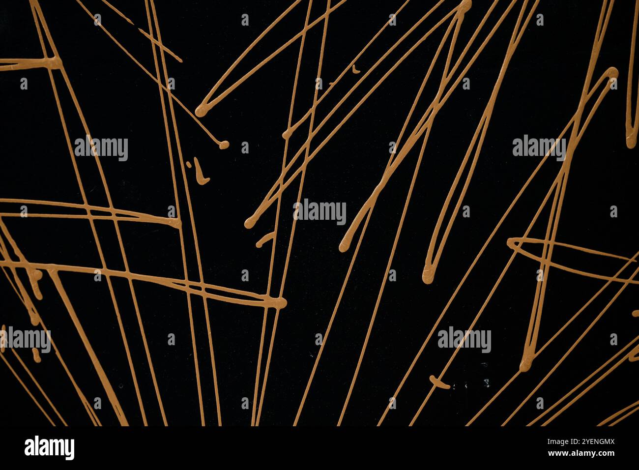 Golden minimal lines on dark hi-res stock photography and images - Alamy