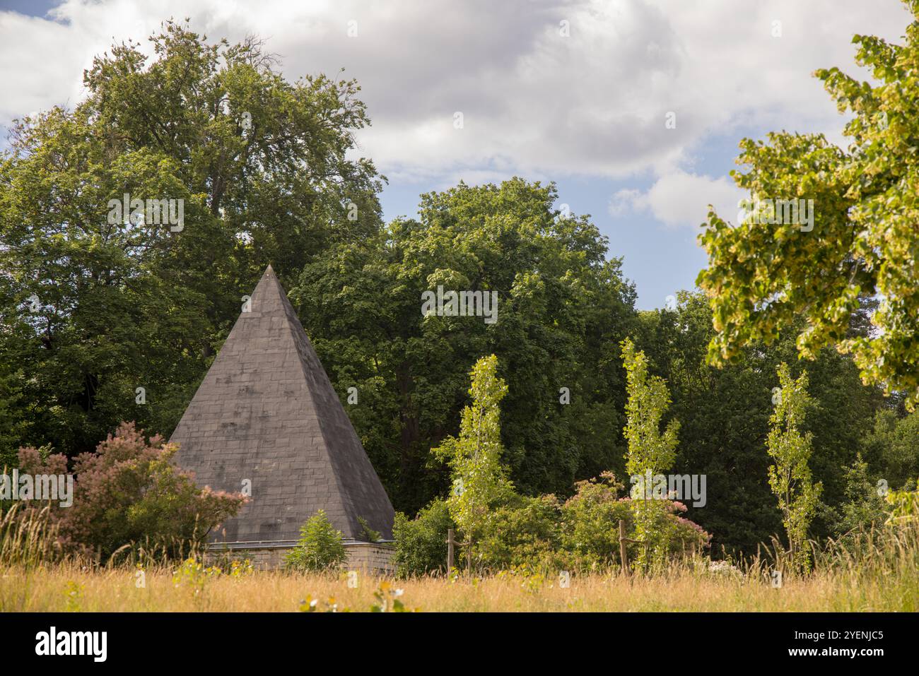 The cold-storage ice house shaped as a pyramid, near the Marble Palace ...