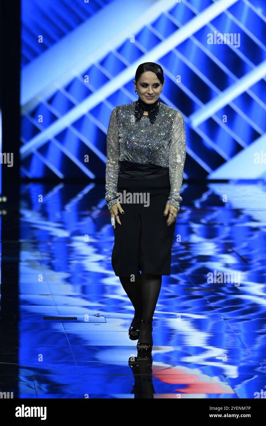 Milan, TV Show “X-Factor” - live - second episode In the photo: Paola ...
