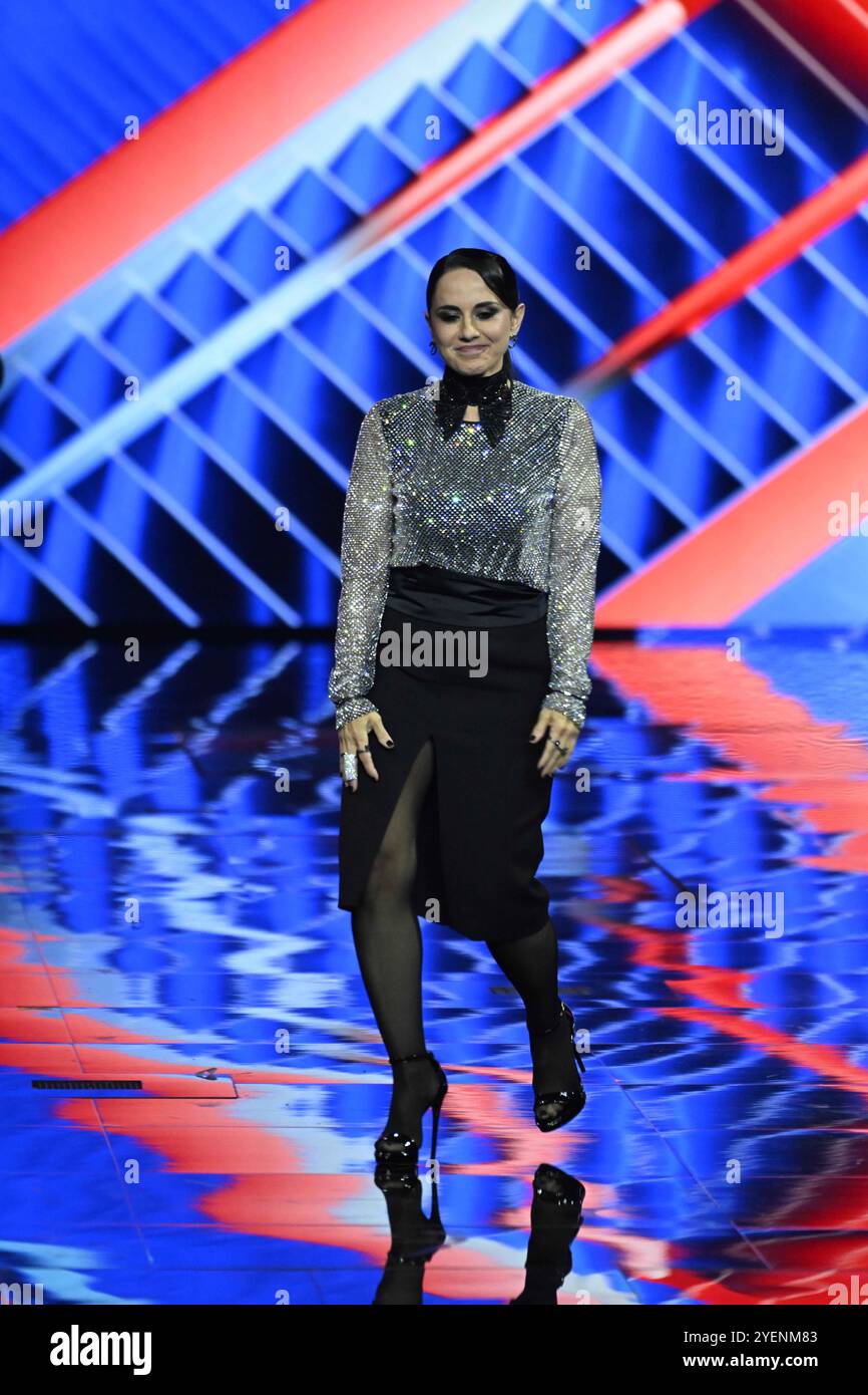Milan, TV Show “X-Factor” - live - second episode In the photo: Paola ...