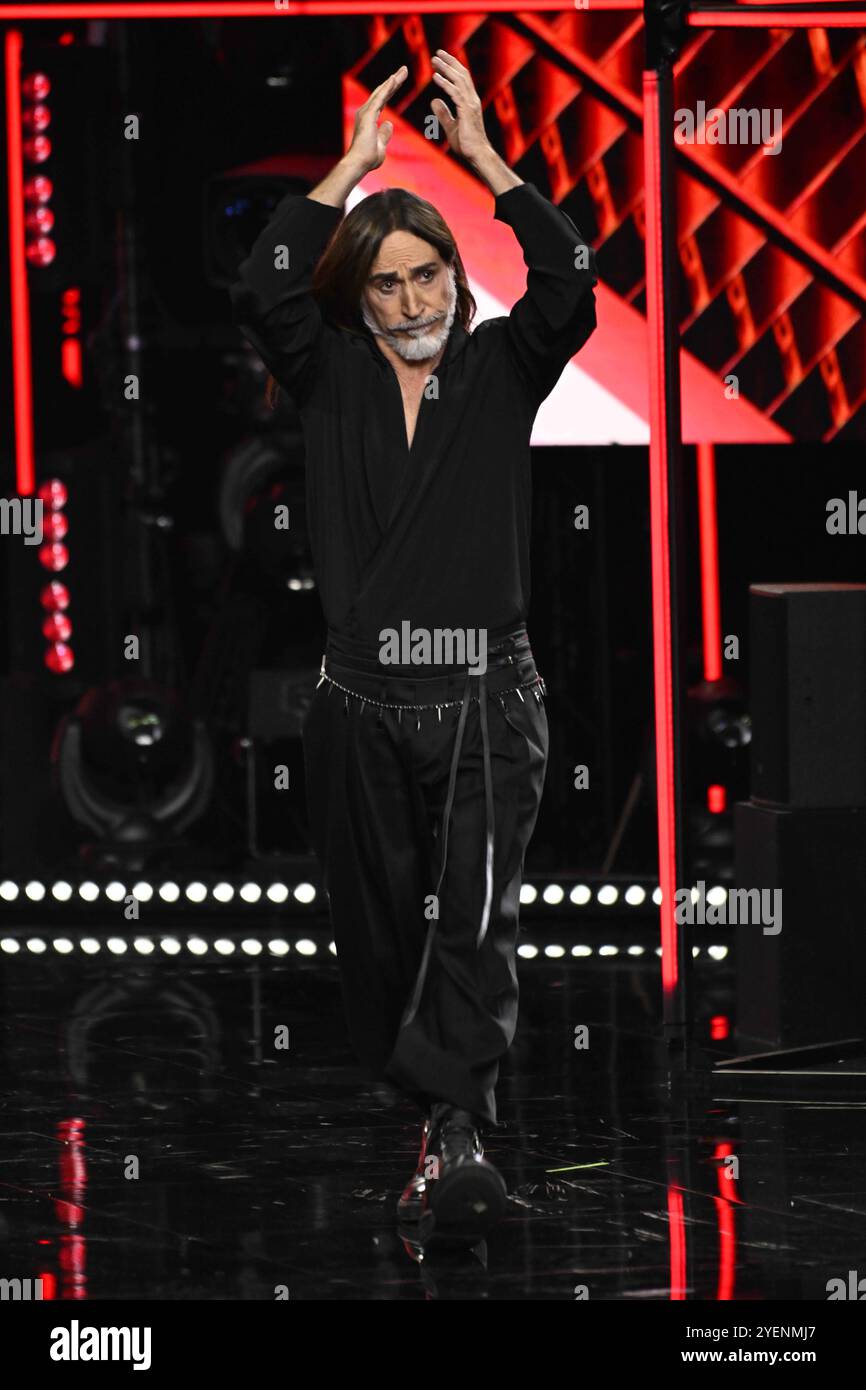 Milan, TV Show “X-Factor” - live - second episode In the photo: Manuel ...