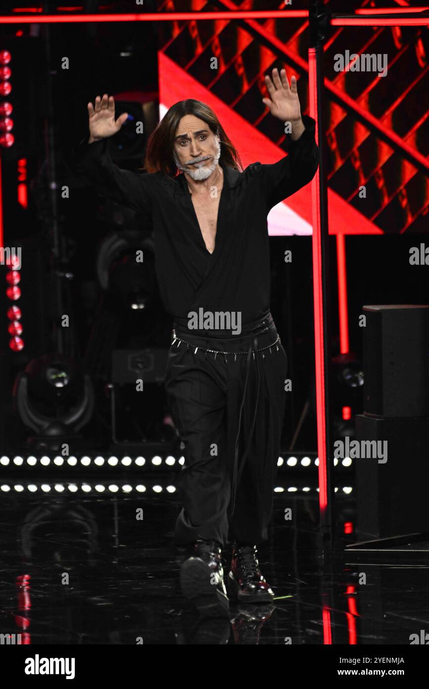 Milan, TV Show “X-Factor” - live - second episode In the photo: Manuel ...