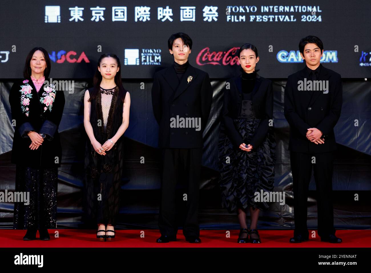 October 28, 2024. 28th Oct, 2024. Akiko Ohku, Aoi Ito, Riku Hagiwara ...