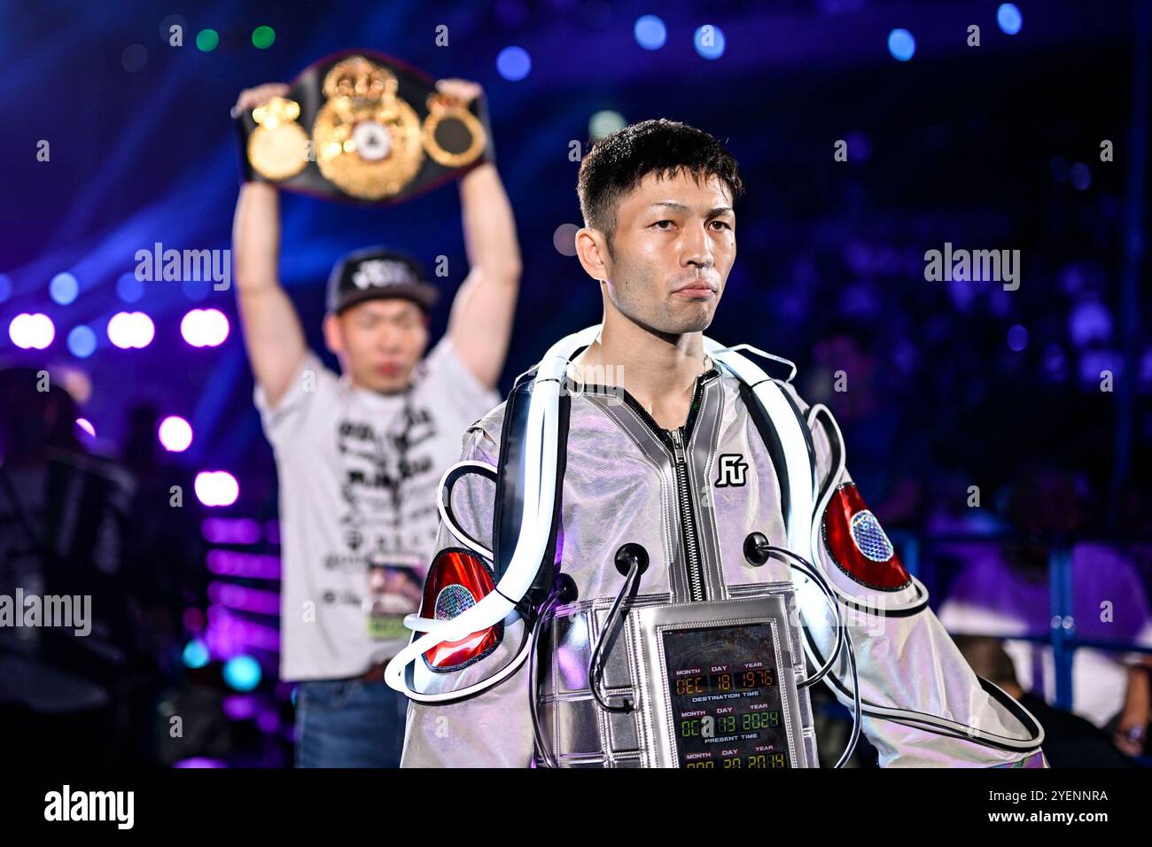 Tokyo, Japan. 13th Oct, 2024. Champion Japan's Seigo Yuri Akui enters ...