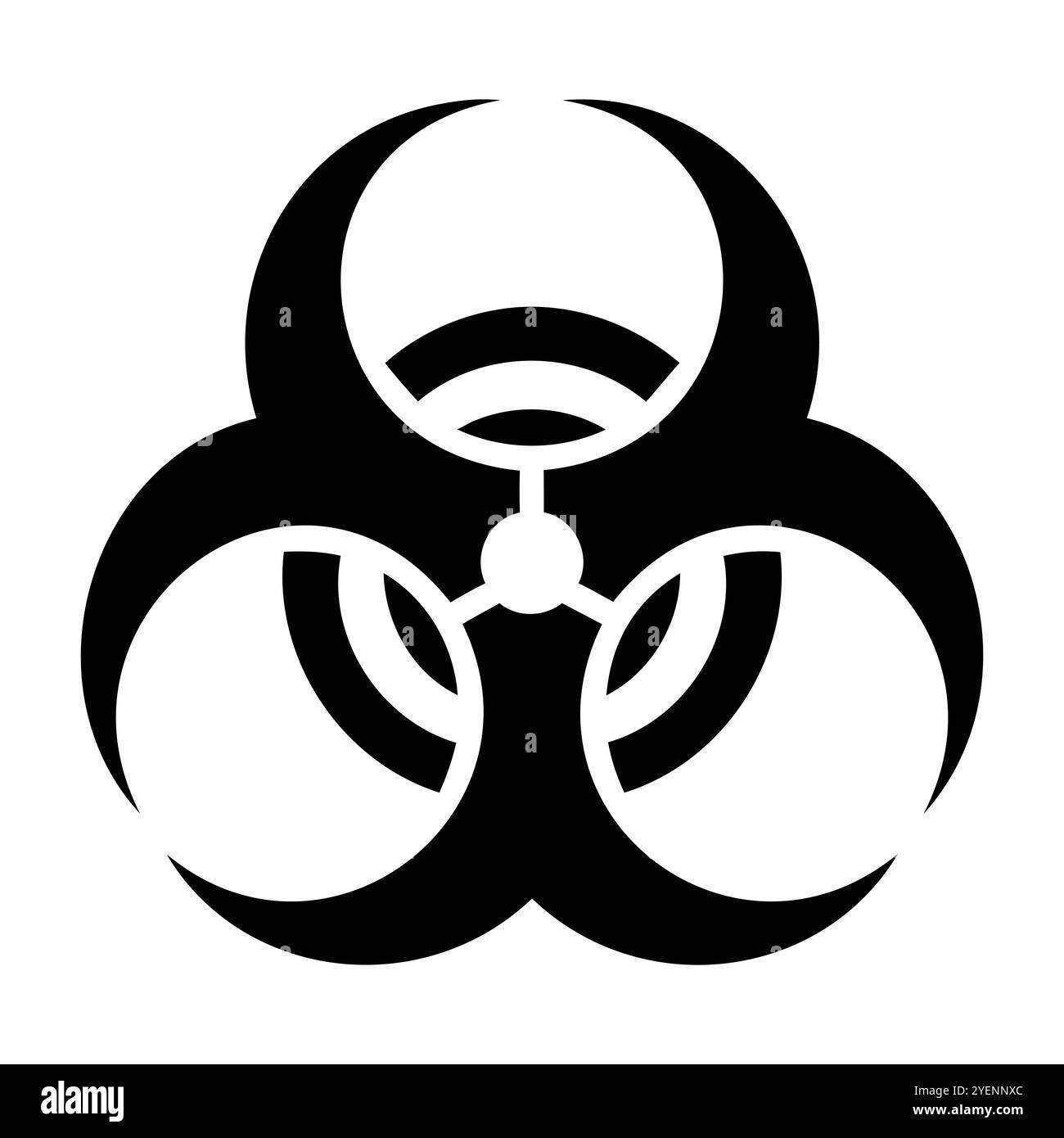 Black and white toxic icon symbol, a universal sign for toxic and ...