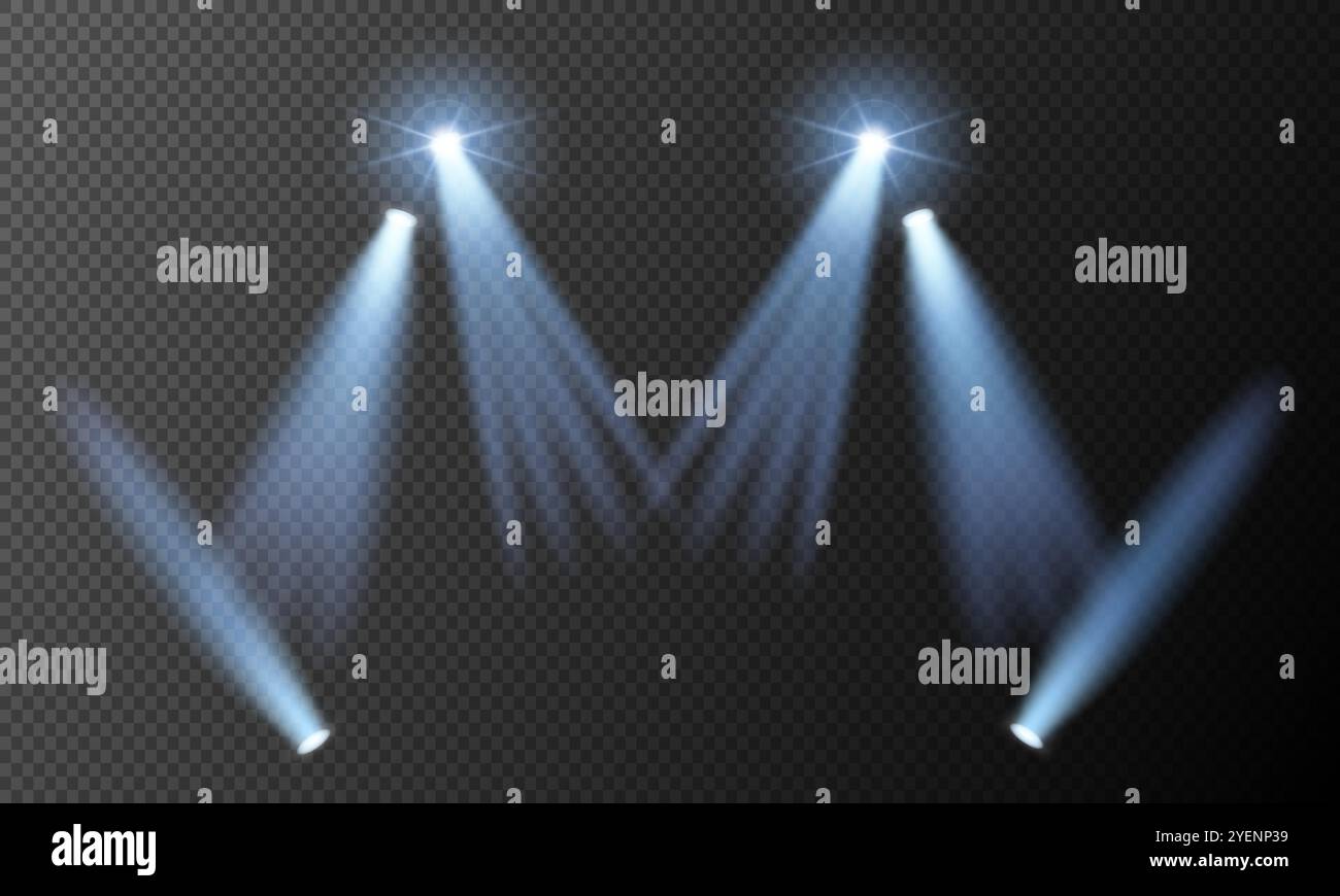 Illumination backlight effects 3d realistic vector illustration ...