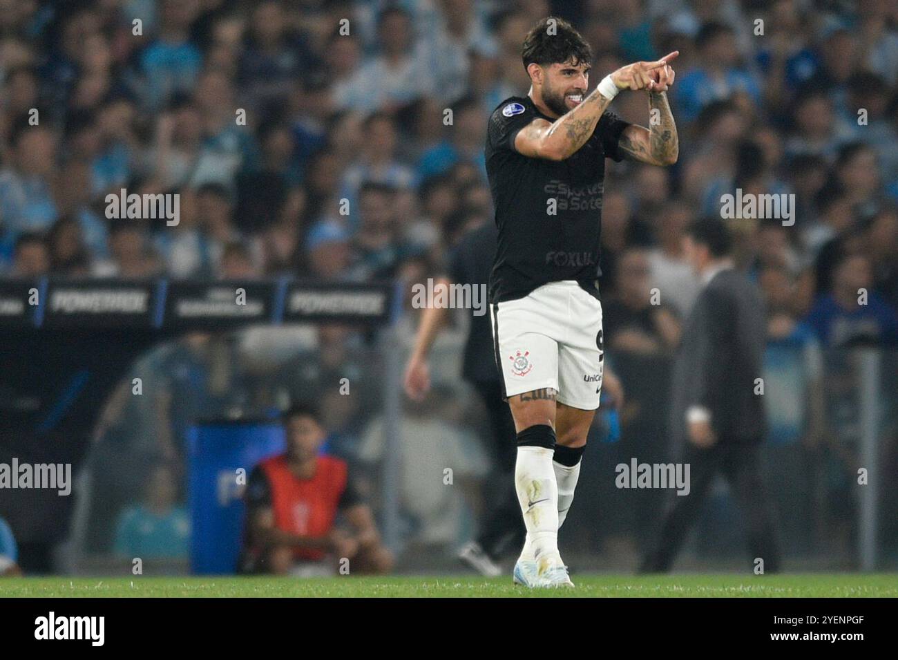 Yuri Alberto of Brazil's Corinthians celebrates scoring the opening ...